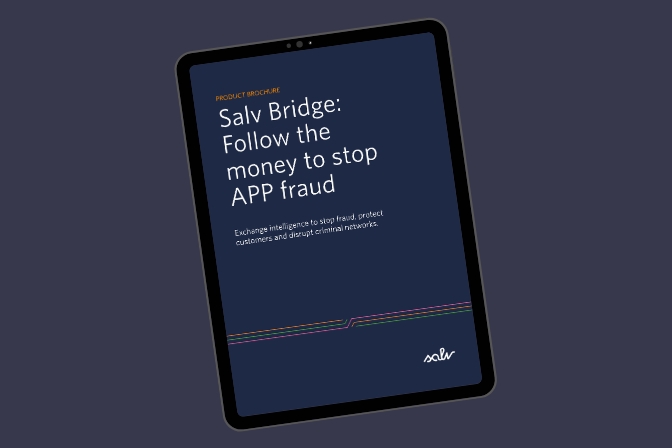 Salv Bridge: follow the money to stop APP fraud